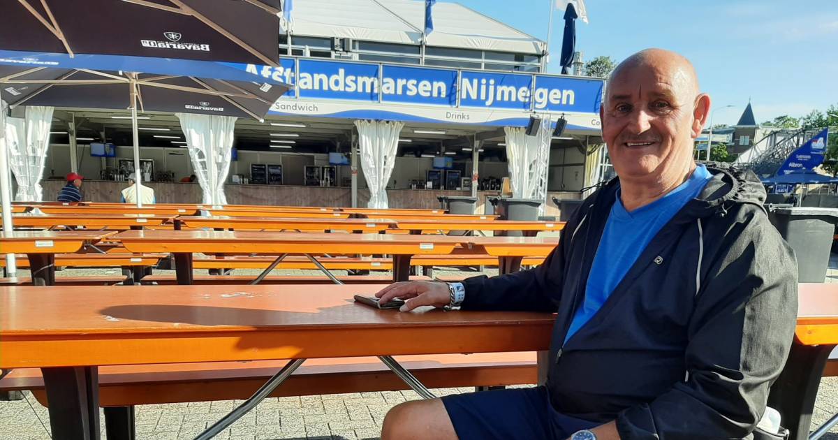 Bertus (72) uit Ermelo is eerste uitvaller Vierdaagse, hij haalde nog ...