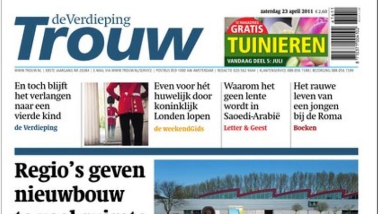 Digitale krant en iPad-versie gratis beschikbaar | TROUW