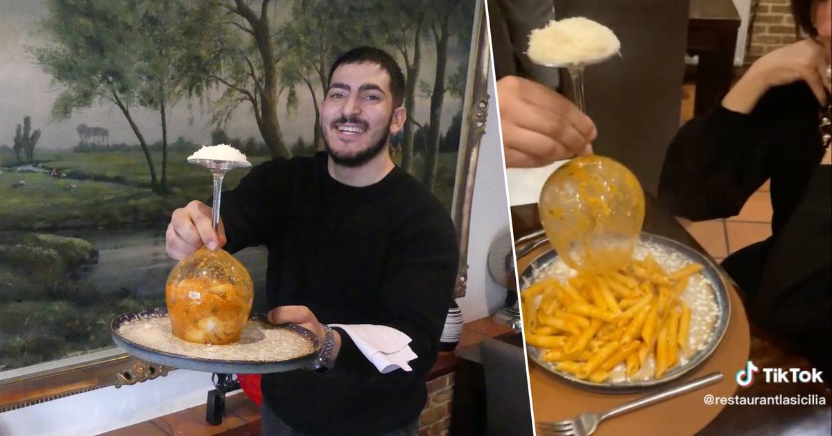 KIJK. Italiaans restaurant gaat viraal dankzij ‘truc met het wijnglas ...
