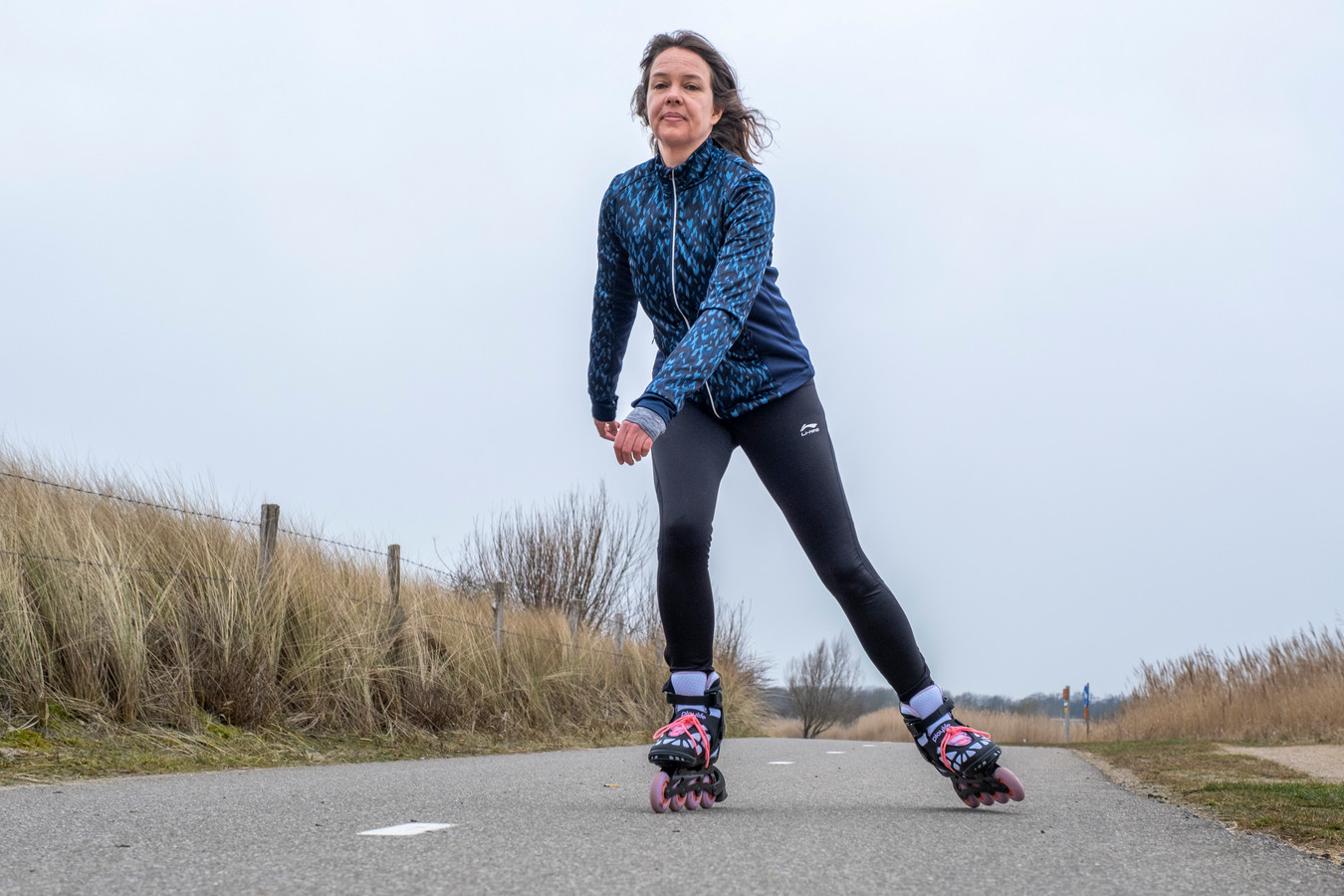 Volleybalster Michelle Muller haalde haar twintig jaar oude skeelers ...
