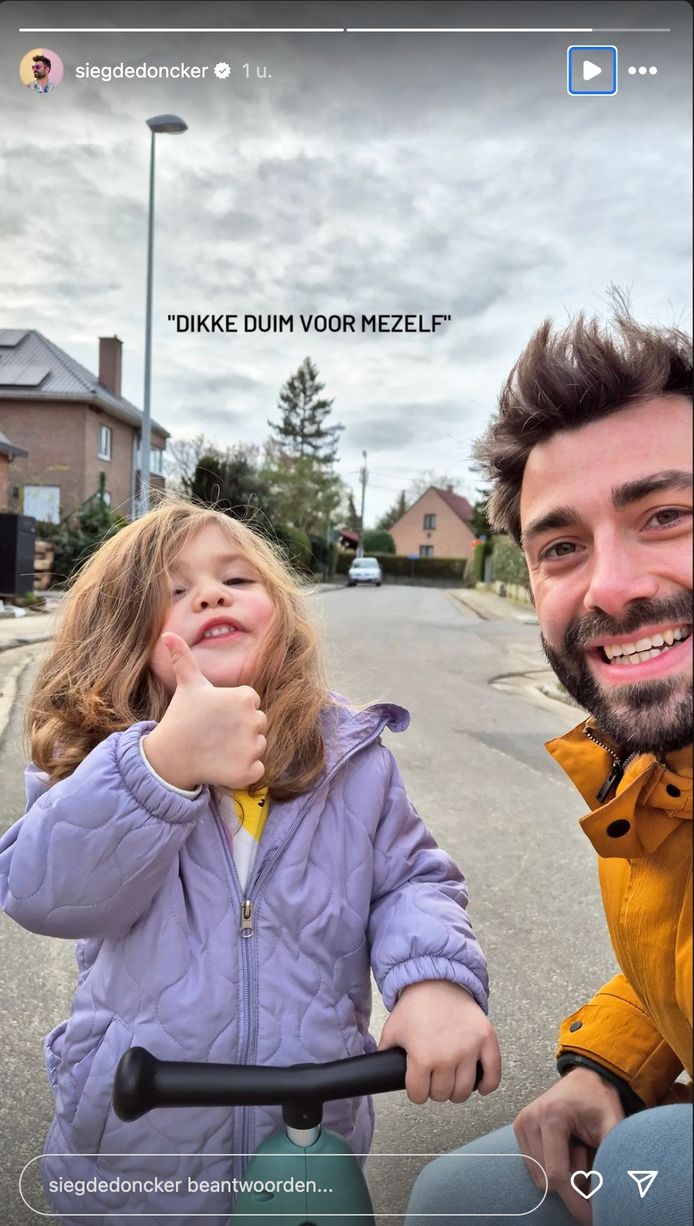 BV 24/7. Sieg De Doncker is een trotse papa en Rani De Coninck mocht ...