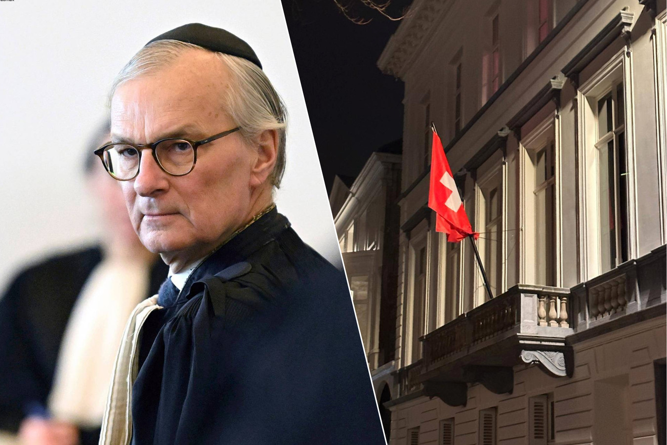 Topadvocaat Hans Rieder, die beschuldigd wordt van domiciliefraude ...