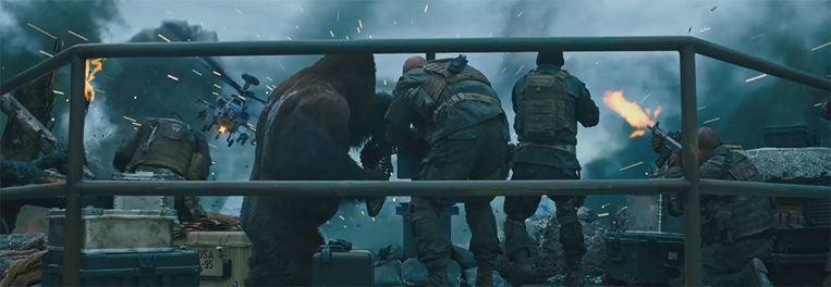 Colonel en Caesar vechten het uit in eerste trailer voor 'War for the ...