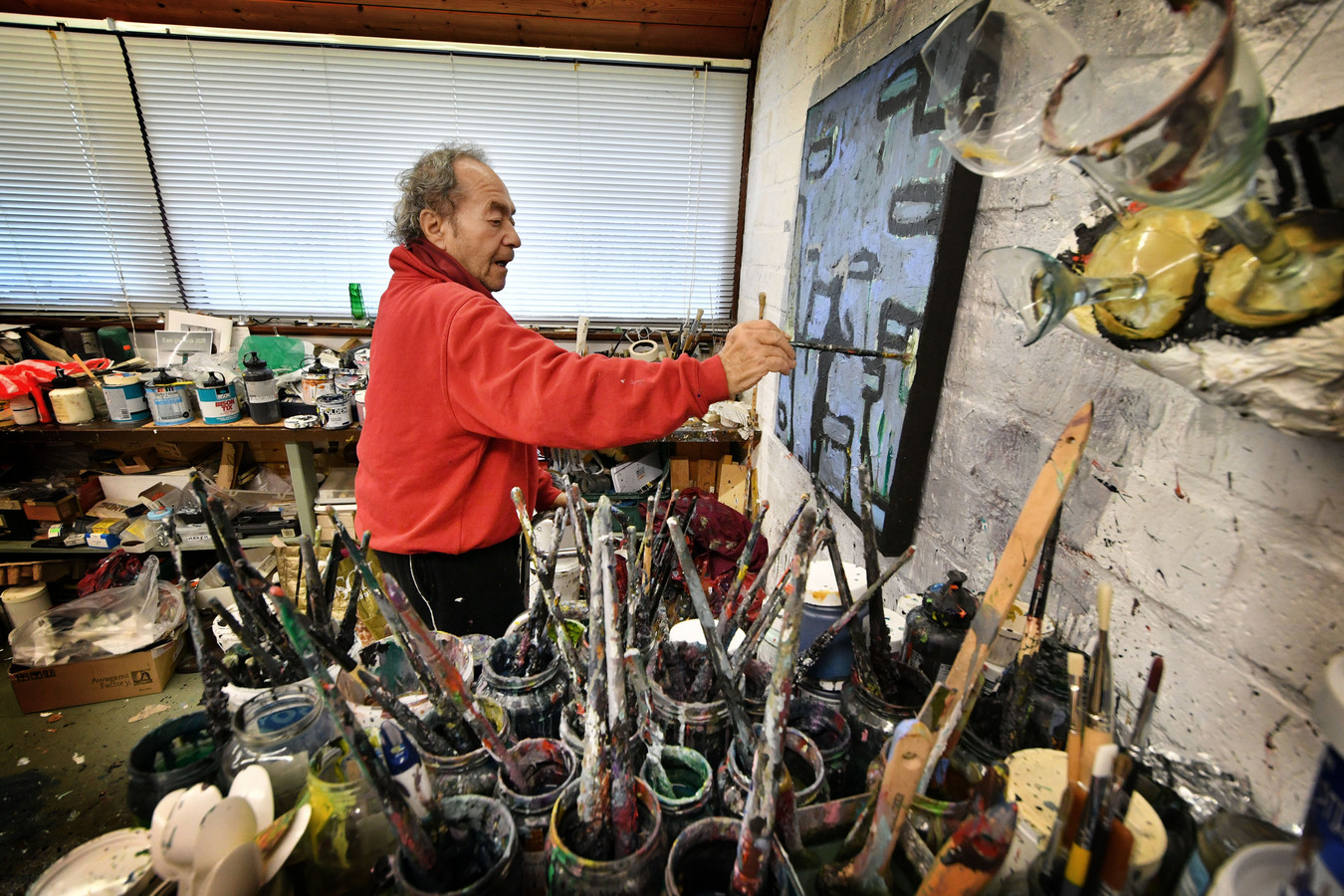 Fred Pollack schildert het gemis van zijn vermoorde ouders van zich af ...