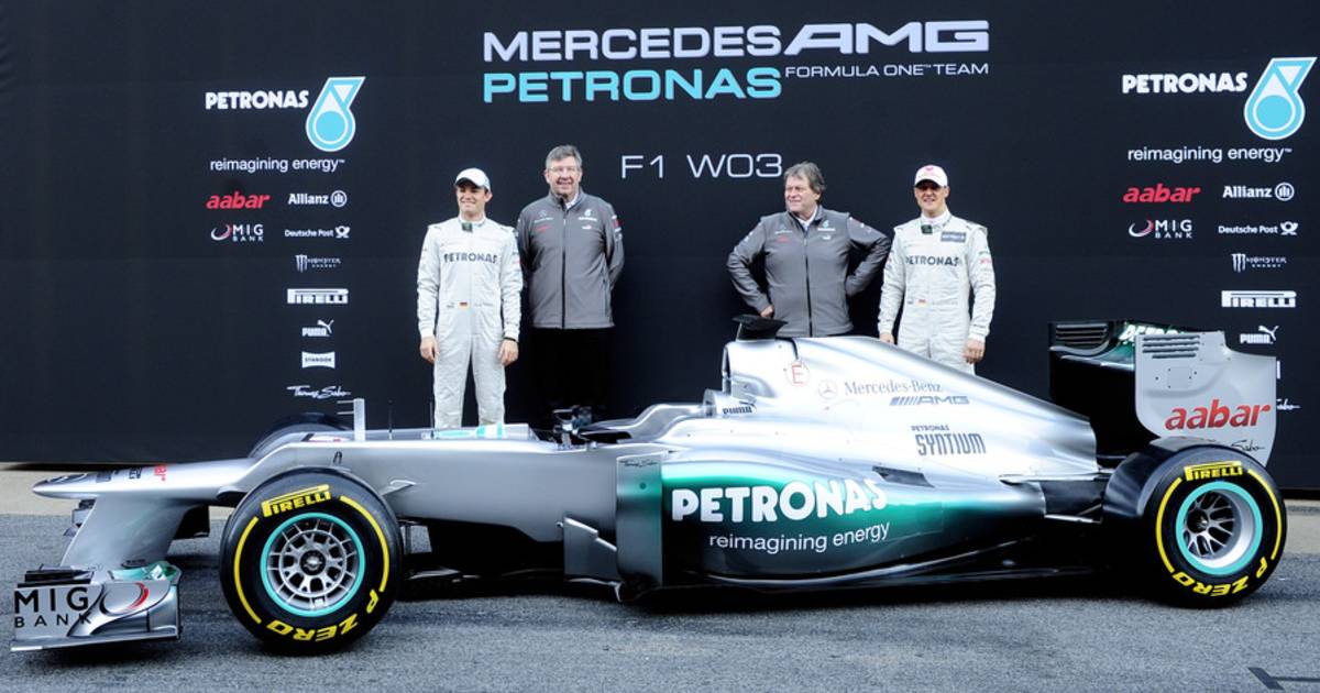 Ook nieuwe Mercedes met knik in de neus | Formule 1 | hln.be