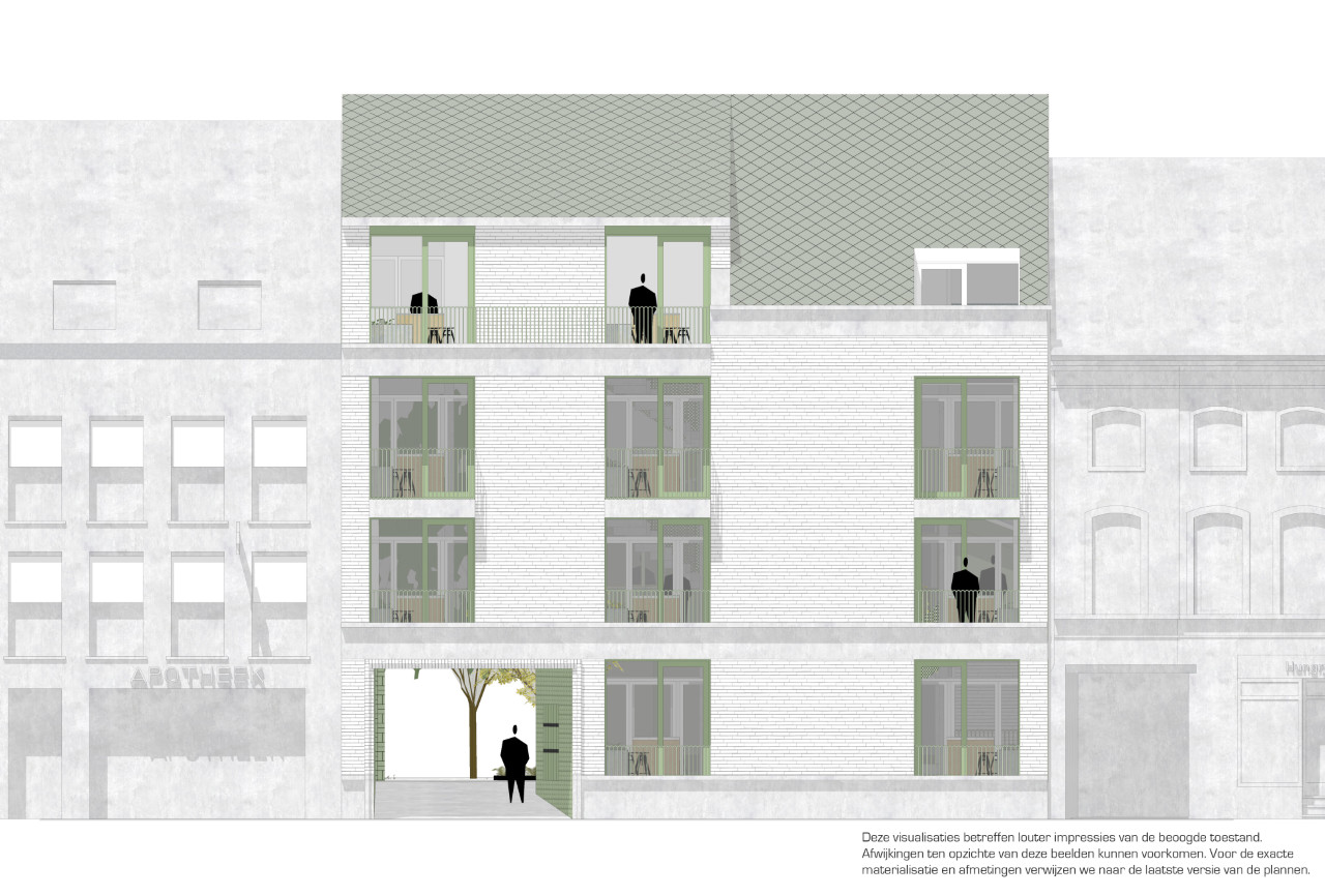 Van stedelijke tuin tot 78 hoogwaardige appartementen: nieuwe groene woonbuurt LOOF in Kortrijk ...