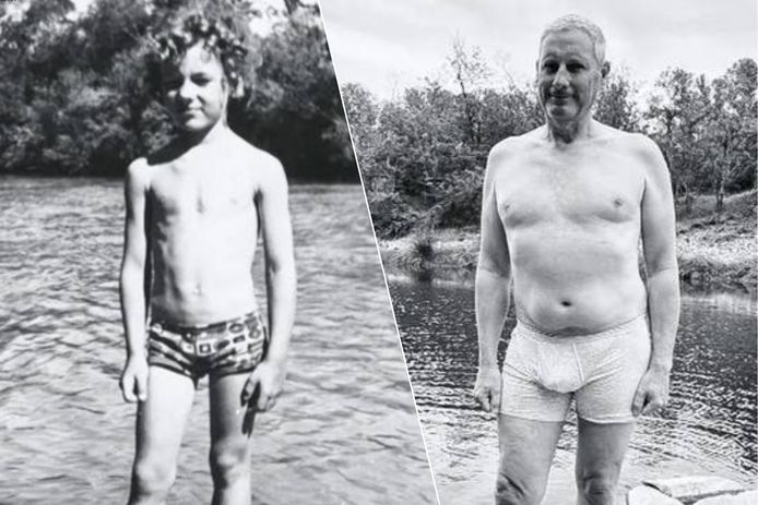 KIJK. Gert Verhulst recreëert kinderfoto in onderbroek in de Ardèche: “Die foto gaat je ...