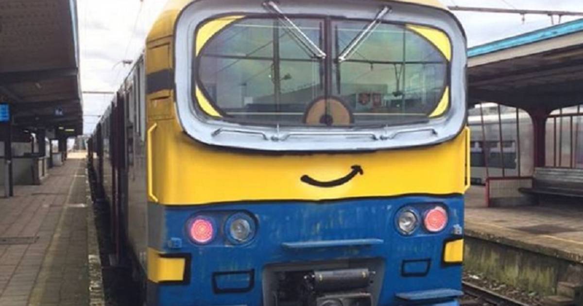 Vandalisme 2.0: graffitiartiest transformeert saaie NMBS-trein in gekke ...