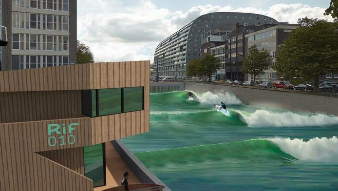 Surfen op golven in hartje Rotterdam stap dichterbij | Rotterdam | AD.nl