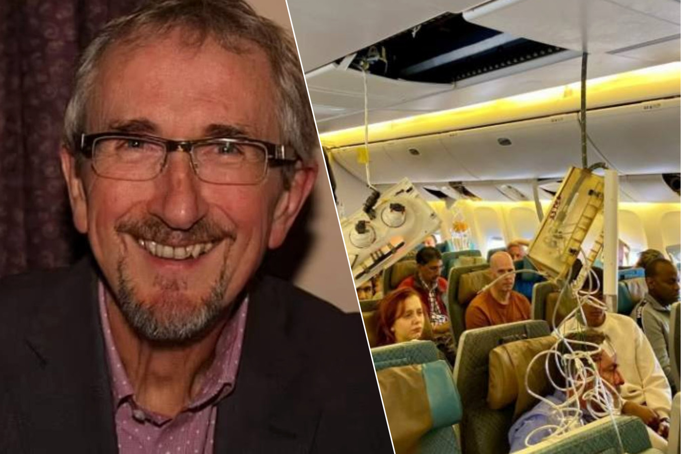 Geoffrey (73) overlijdt na zware turbulentie op vlucht naar Singapore ...