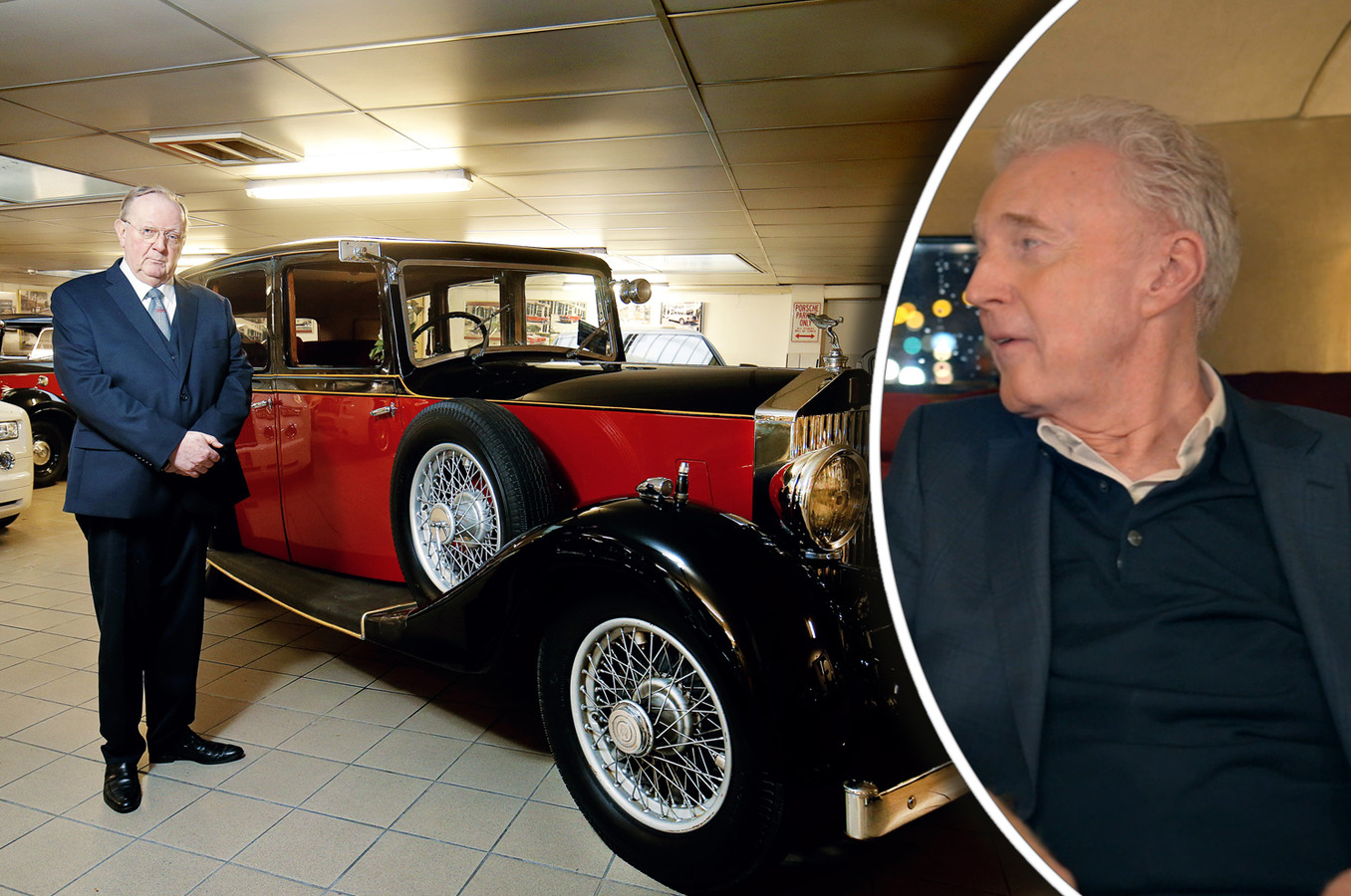 Speciale Rolls Royce van Dolf (75) werd omgebouwd tot tv-studio voor ...