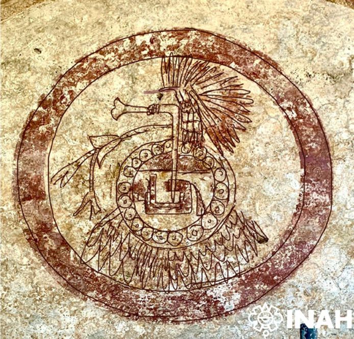 Découverte surprenante d'une fresque d'un dieu aztèque dans un couvent ...