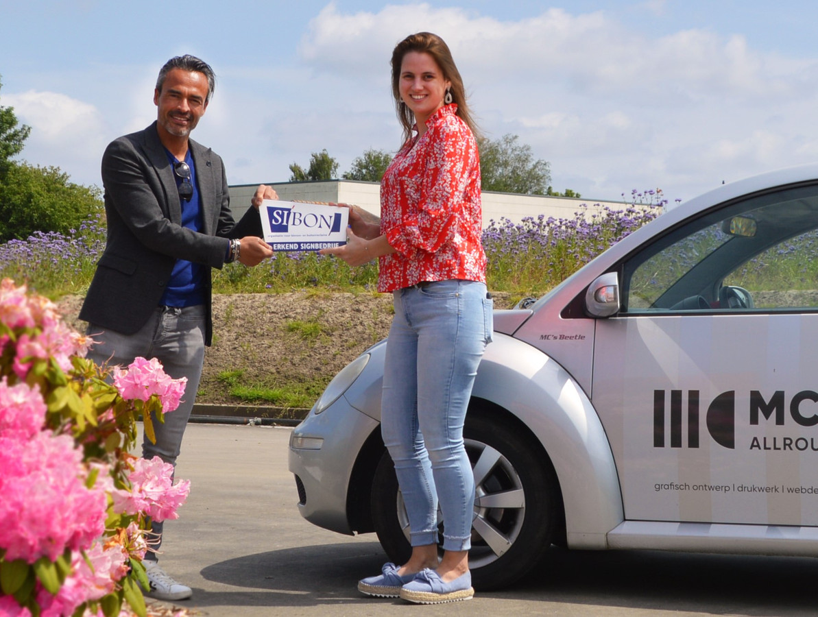 MC Design krijgt label Erkend Signbedrijf | Foto | hln.be