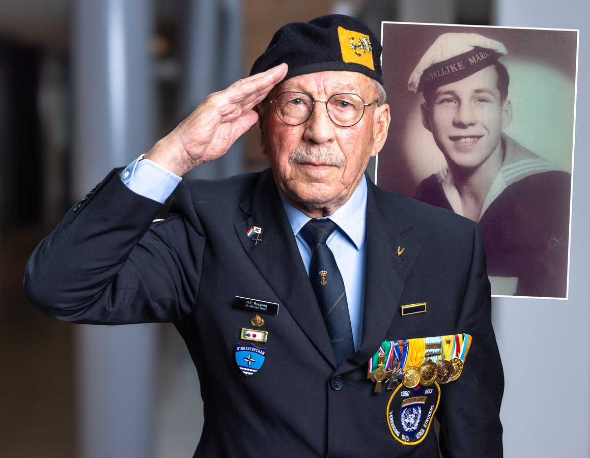 Dit is het verhaal van veteraan Herman (94), die drie oorlogen ...