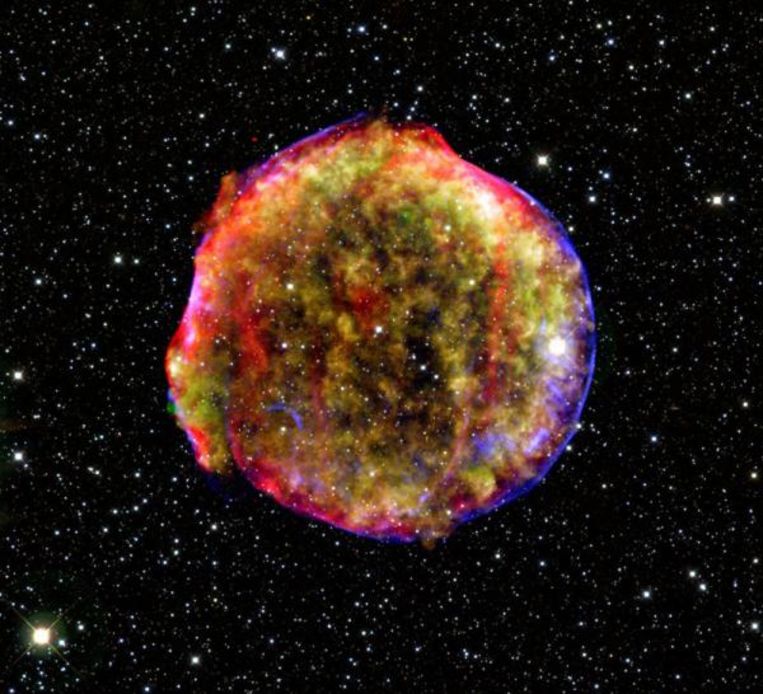 Supernova uit 1572 echoot nog steeds rond | De Volkskrant