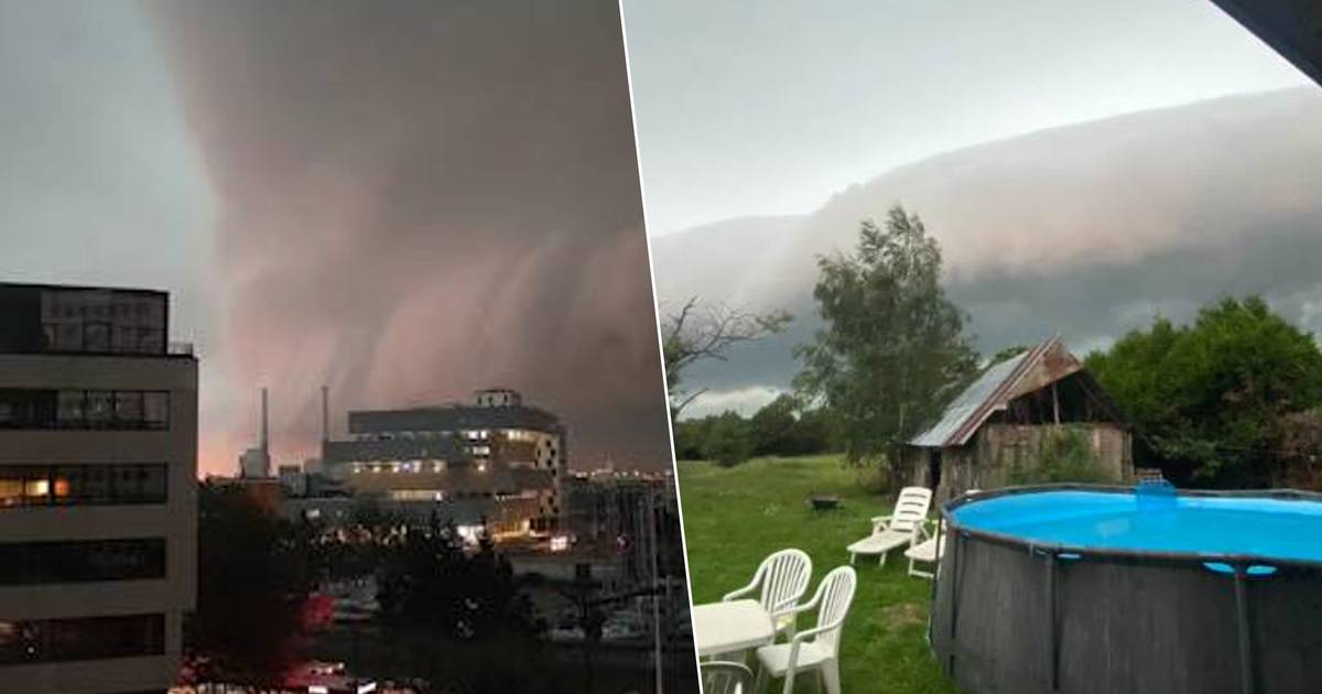 L'impressionnant nuage qui a traversé la Normandie | Monde | 7sur7.be