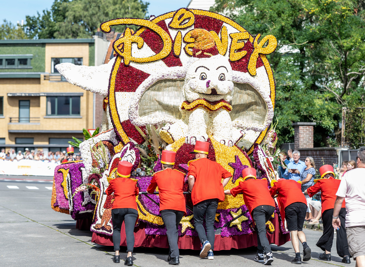 Corsogroep Otterstraat kaapt eerste prijs bloemencorso weg | Foto | hln.be Corsogroep Otterstraat kaapt eerste prijs bloemencorso weg | Foto | hln.be