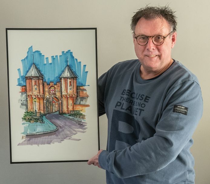 Cees zat in de zon en begon maar wat te tekenen, nu stromen de ...