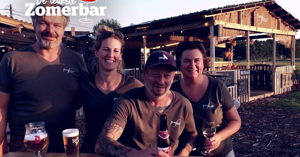 Genieten van pintje op ‘den buiten’ in ‘Baar Fonza’: “Speciaal gewacht ...