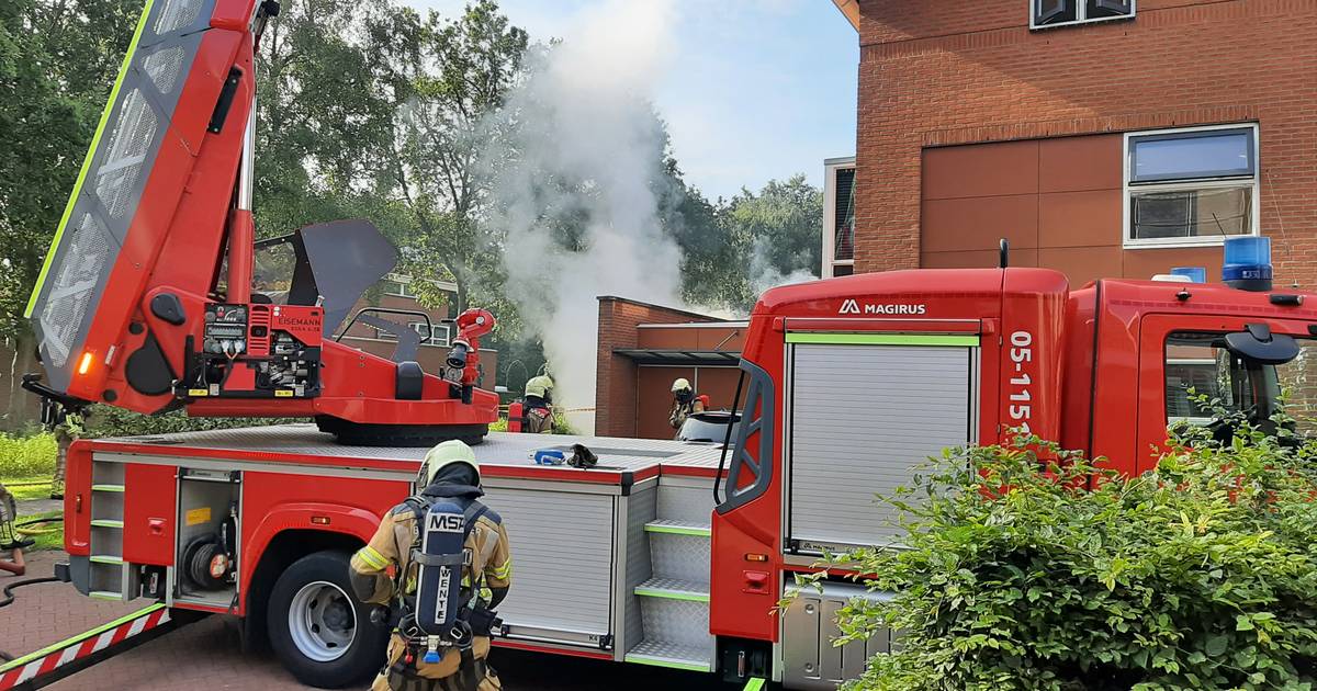 Bewoners komen met de schrik vrij bij brand in Almelose wijk Nijrees ...