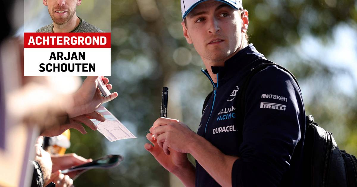 In de paddock | Je zou maar Logan Sargeant zijn, of meneer even de sleutel van zijn auto in wil ...