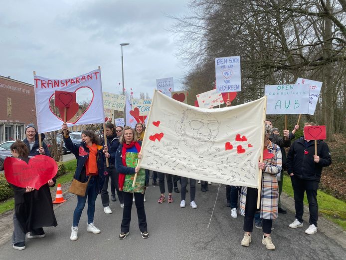 150 leraars van BuSO Sint-Gregorius leggen werk neer: “Waarom schuiven ...