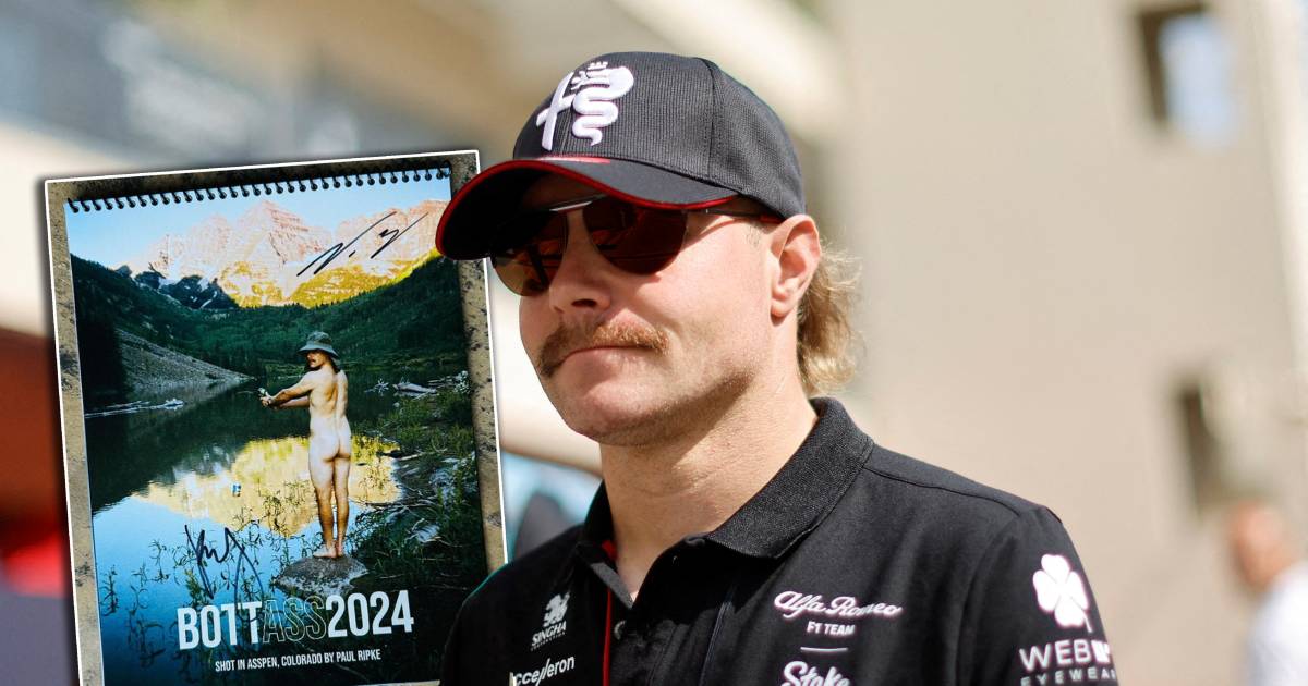 Naaktkalender Valtteri Bottas levert fraai bedrag op voor onderzoek ...