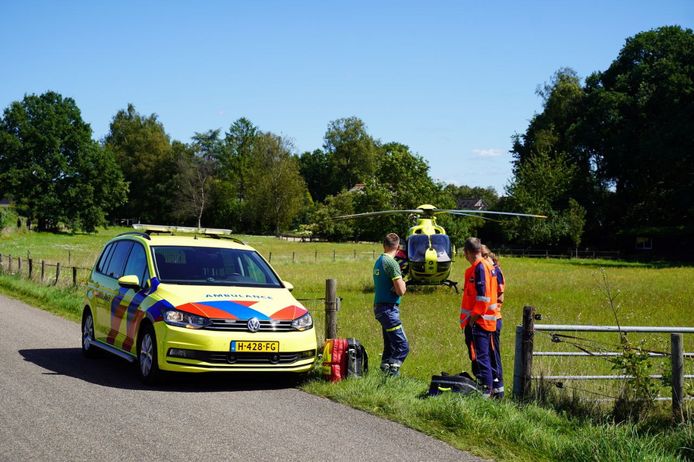 Hulpdiensten rukken massaal uit voor gevallen fietser in Loenens bosgebied | 112 nieuws ...