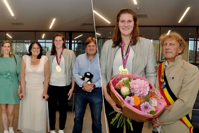 Belgian Cat Kyara Linskens (26) gehuldigd in haar thuisbasis Jabbeke ...
