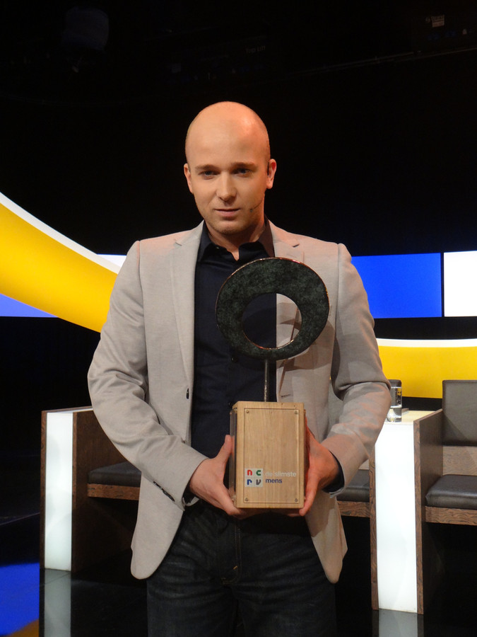 Cabaretier Diederik Smit wint tv-quiz De Slimste Mens | Foto | AD.nl