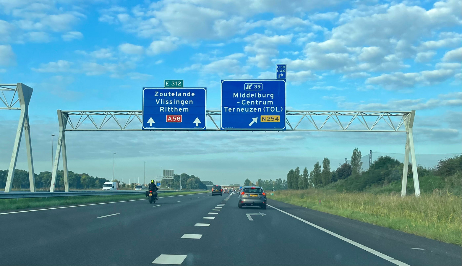 Werk aan A58 week uitgesteld | Foto | AD.nl