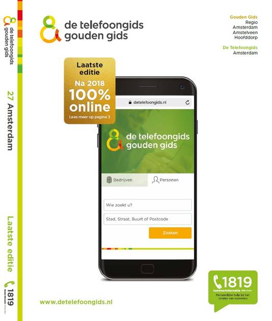Na 138 jaar komt er ook een einde aan de Telefoongids | Binnenland | AD.nl