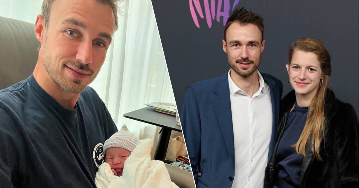 Weerman Bram opnieuw papa geworden: “Vers van de pers” | BV | hln.be