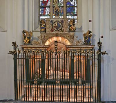 Het mooiste grafmonument in de Oude Kerk van Delft is gemaakt voor deze ...