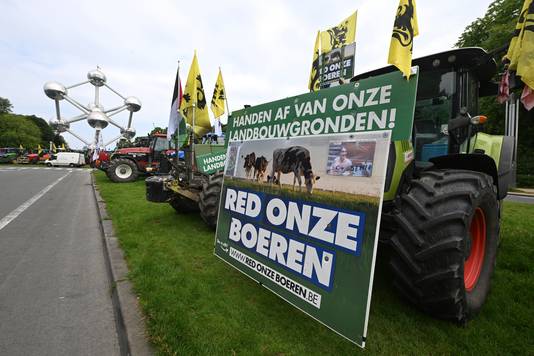 Boerenprotest in Brussel afgelopen zonder incidenten | Binnenland | hln.be