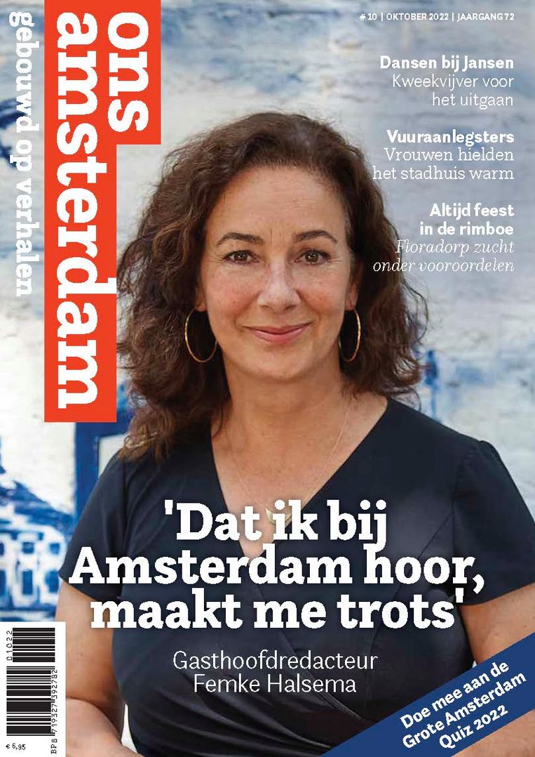 Femke Halsema, gasthoofdredacteur Ons Amsterdam: ‘Hoog bezoek moest zich een weg banen door het ...