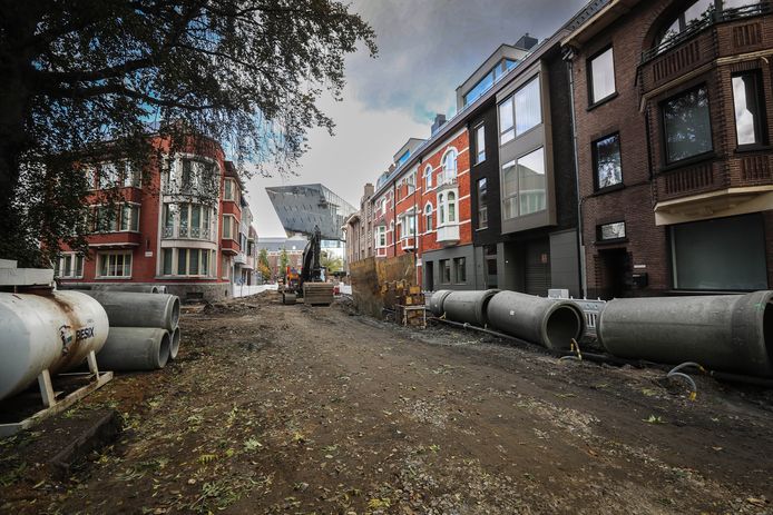 IN BEELD. Werken in Hasseltse Toekomststraat vangen aan | Hasselt | hln.be