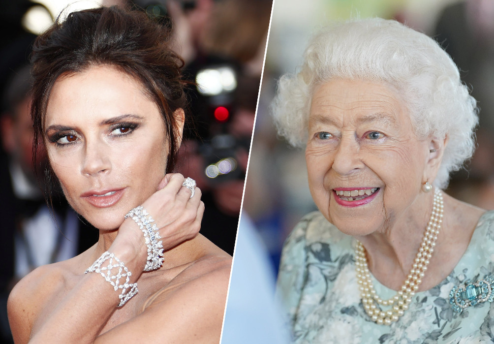 Queen Elizabeth was inspiratiebron van Victoria Beckham: “Ze was het ...