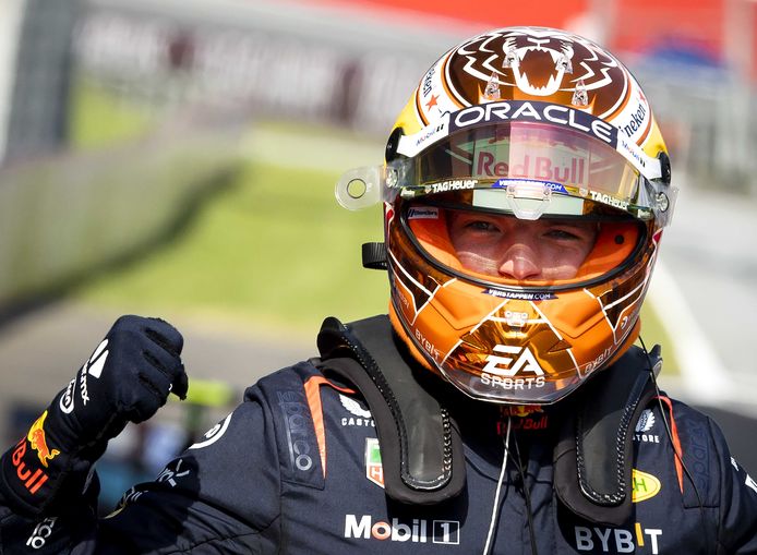 Max Verstappen dik tevreden na machtige Oostenrijkse pole: ‘Tijdje ...
