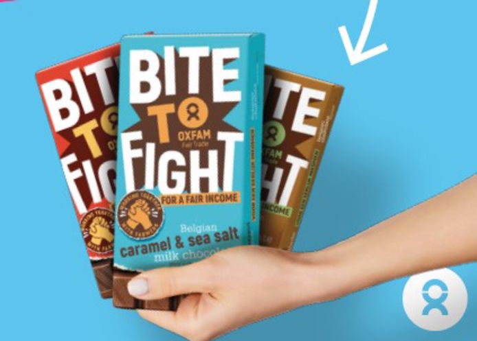 Oxfam Wereldwinkel schenkt gratis Fair Trade chocolade in ruil voor lege chocoladewikkel ...