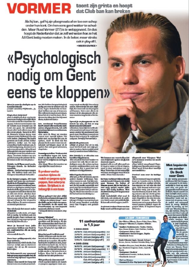 Vormer hoopt dat Club de ban breekt: Vormer hoopt dat Club de ban breekt: