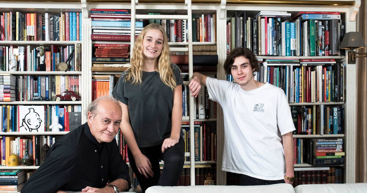 Thuis bij Jacques Vermeire en zijn kinderen Maxime en Julie: "Jullie ...