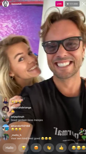 Bas Smit laat dochter (8) zijn haar knippen tijdens livestream: ‘Klamme ...