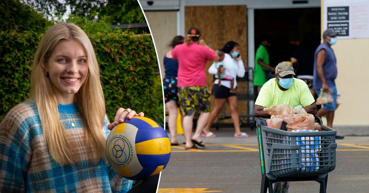 Bad vol met water, voedsel ingeslagen, maar orkaan Ida gaat net aan ...