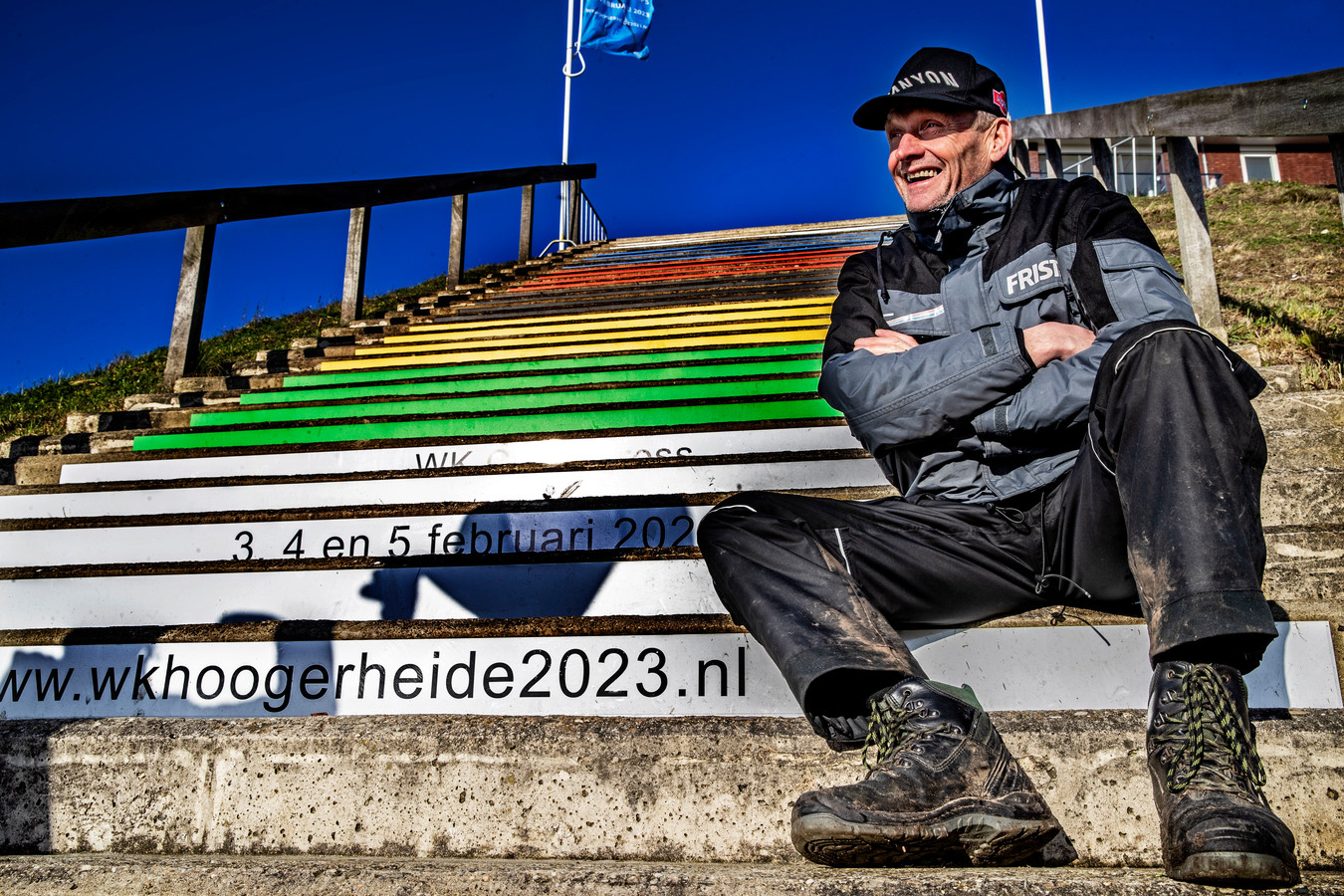 Adrie van der Poel bouwt WK-parkoers: ‘Tekeningen? Ik ken de grond hier ...