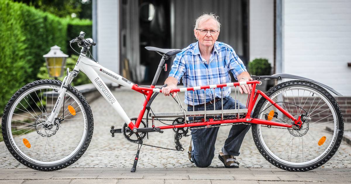 Een fiets én een bakfiets in één? 81-jarige uitvinder uit Zedelgem ...