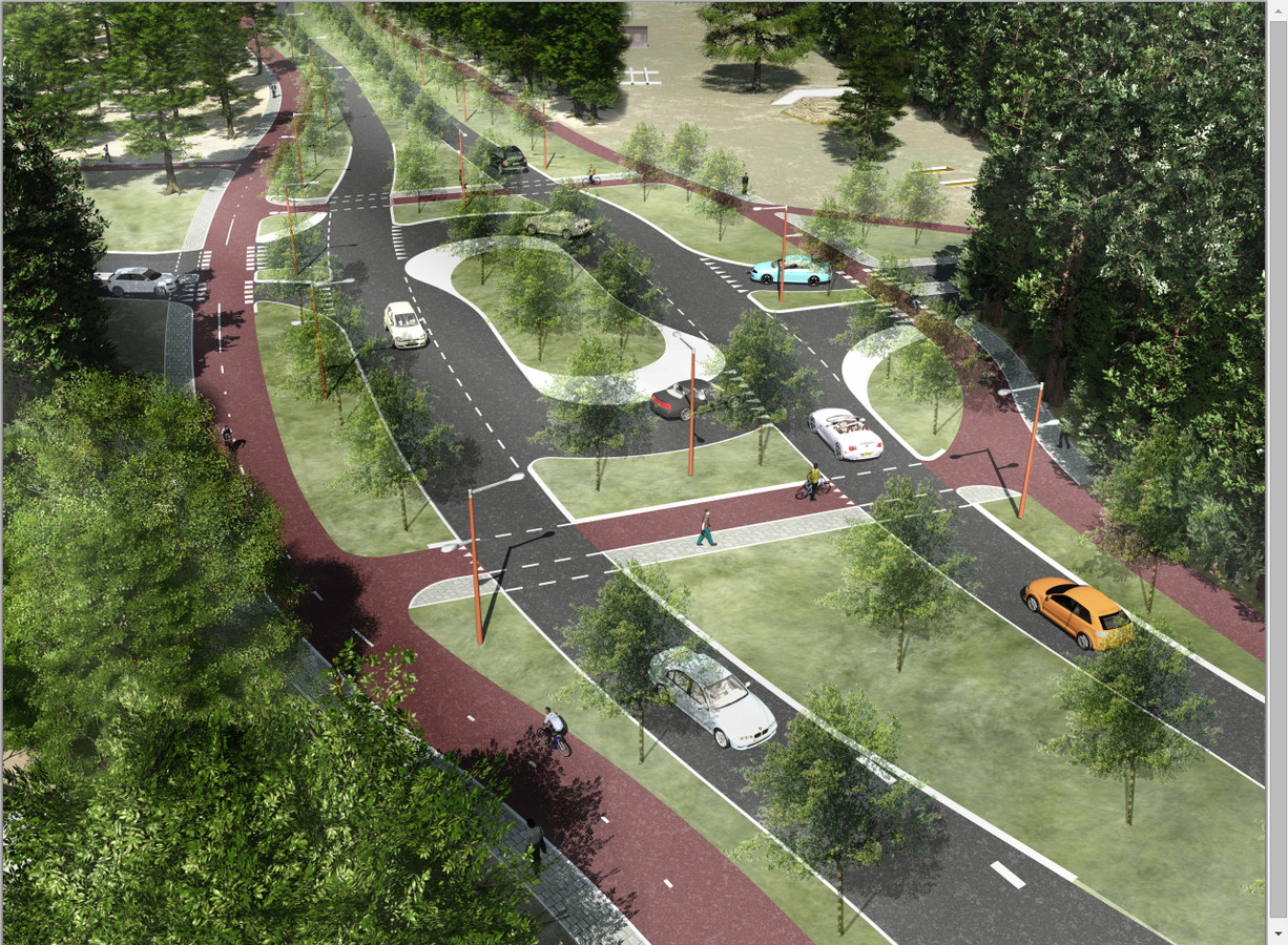 Eekhoornnesten vertragen aanleg Parklaan in Ede, nieuwe weg pas in 2024 ...