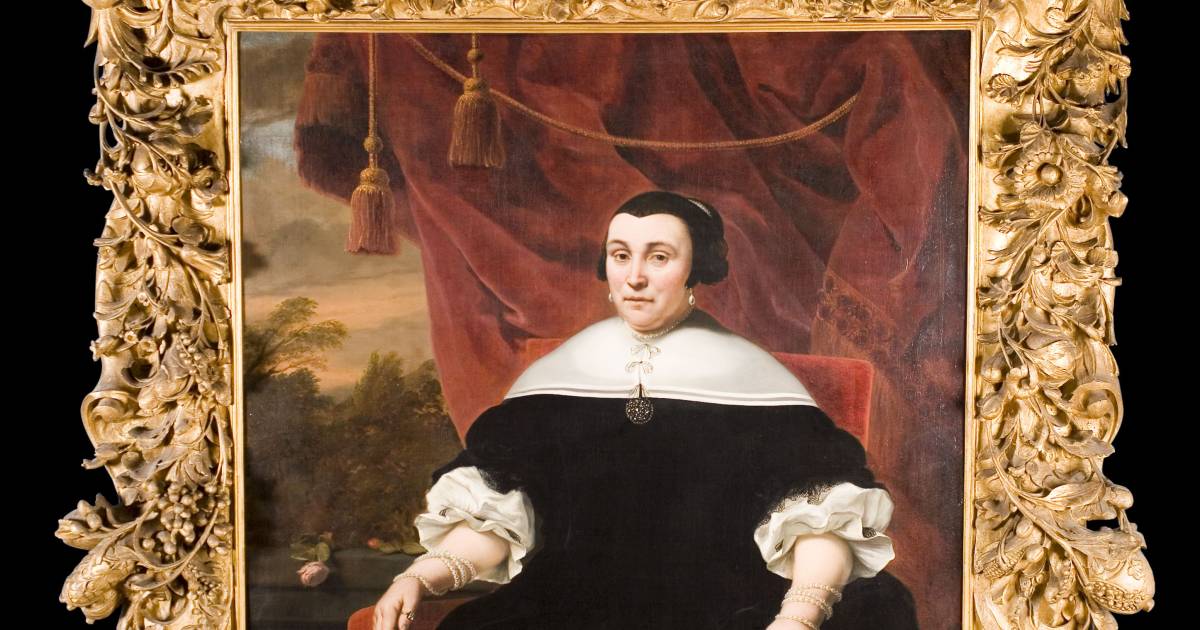 MuZEEum: portret Anna van Gelder waarschijnlijk van Ferdinand Bol ...