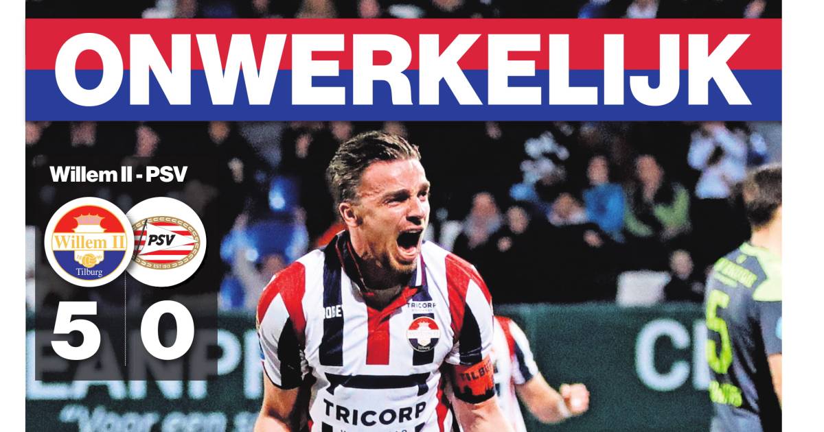 Willem II-PSV 5-0: een jaar geleden, onvergetelijk | Willem II | bd.nl