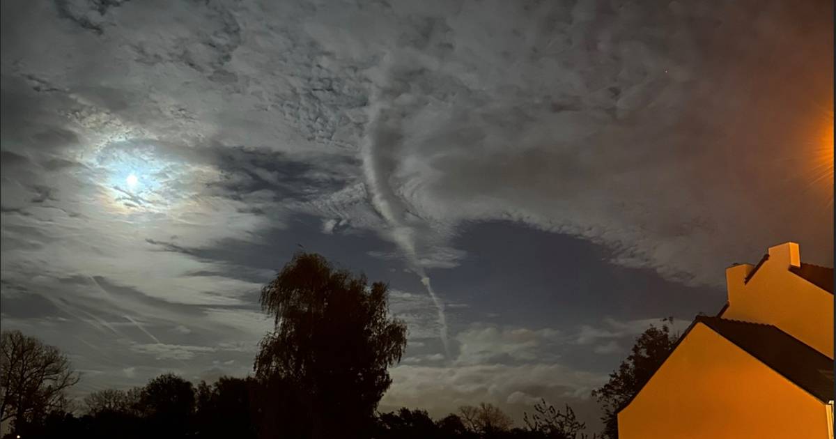 ‘Windhoos’ hangt dreigend boven Landen: “Bijzonder mooi, maar paniek is ...